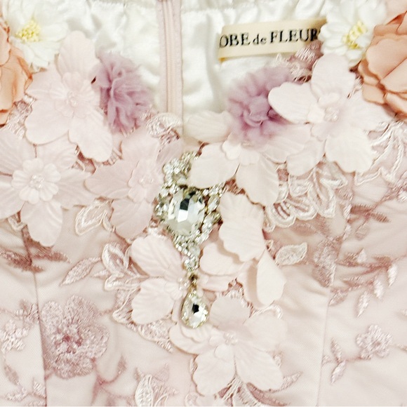 robe de fleurs | Dresses | Japanese Kawaii Gyaru Lilac Floral Flower ...